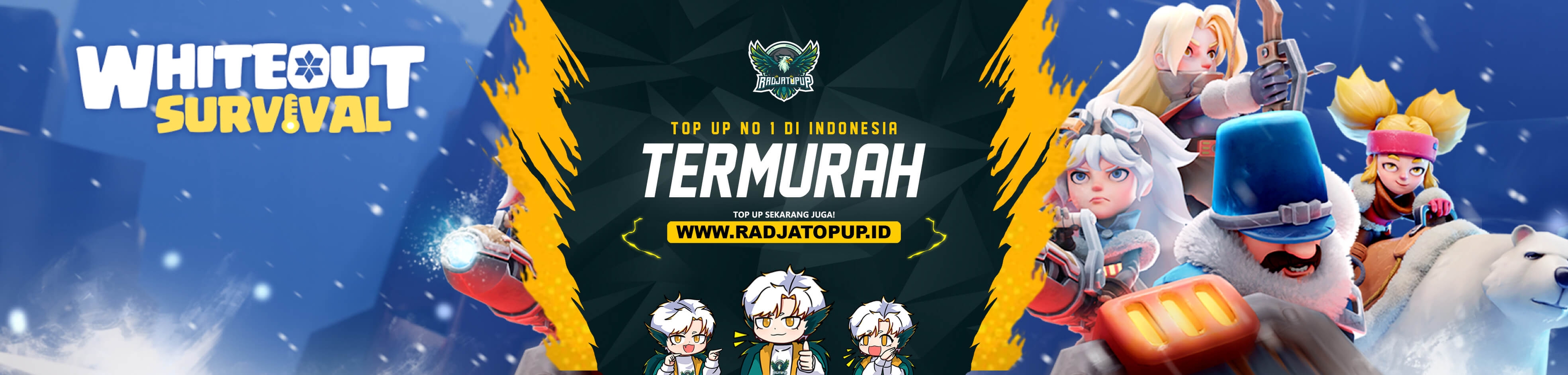 Top Up Whiteout Survival Termurah, Beli Harga Paling Murah - RADJATOPUP.ID