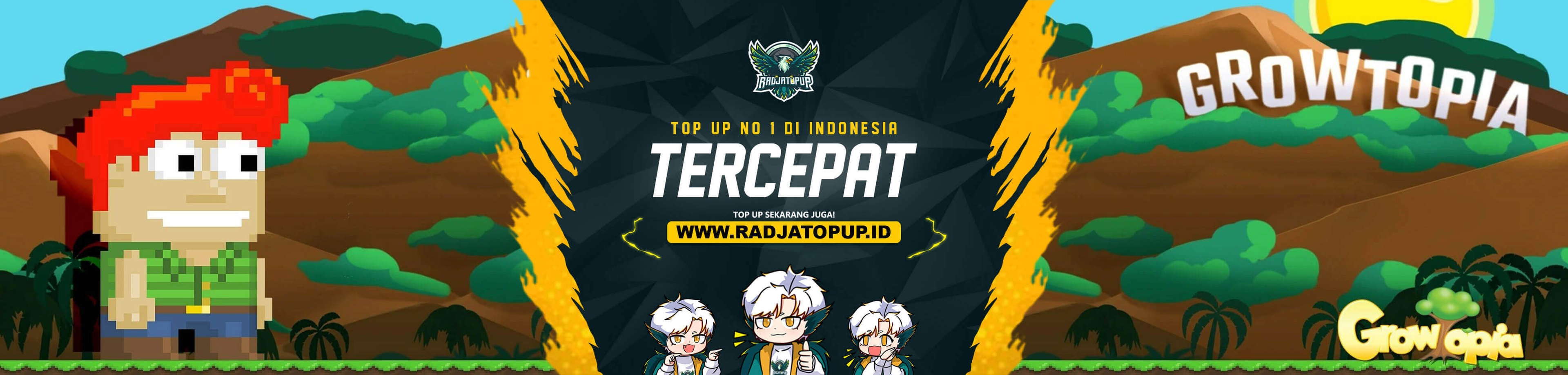 Top Up Growtopia Termurah, Beli Harga Paling Murah - RADJATOPUP.ID